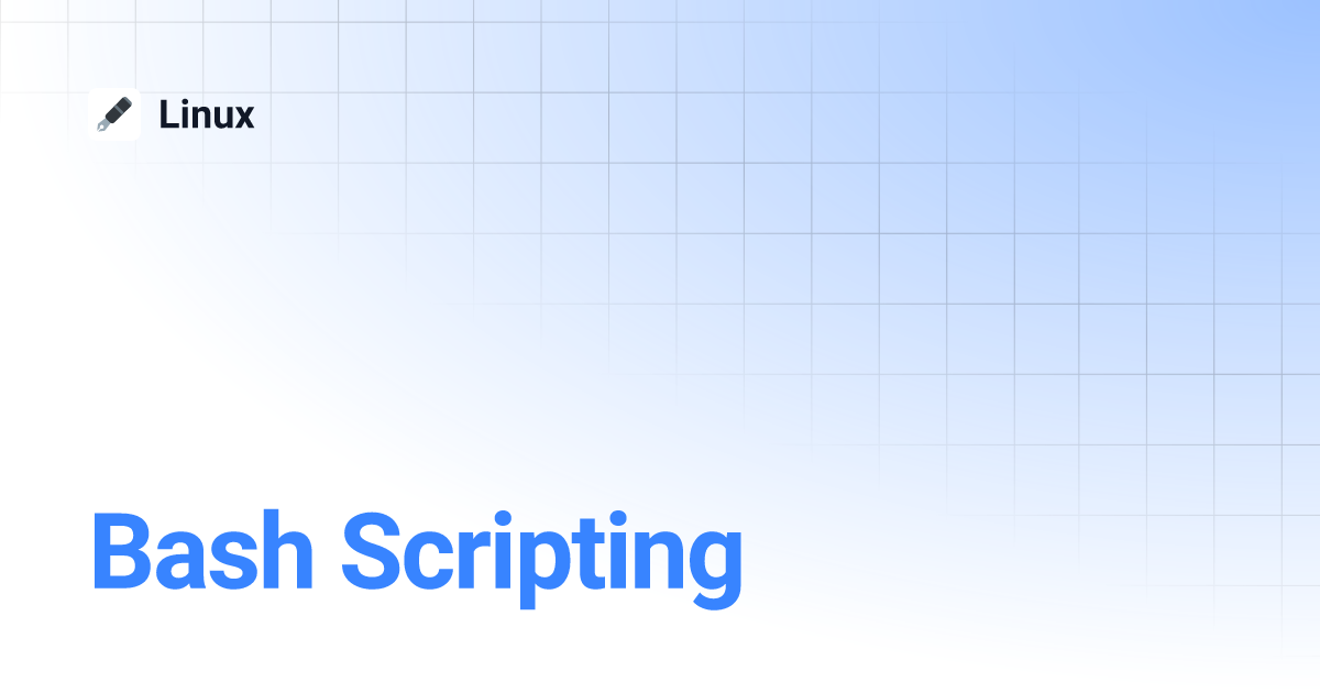 Bash Scripting | Linux Bash Scripting | Linux